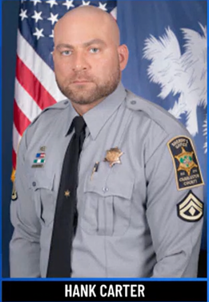 Deputy Hank Carter III of Charleston, SC arrested for a police car ...