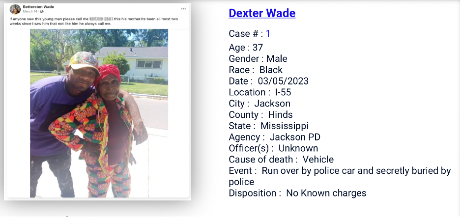 VERY detailed updates of the Jackson, MS cop Goon Squad terrorizing ...