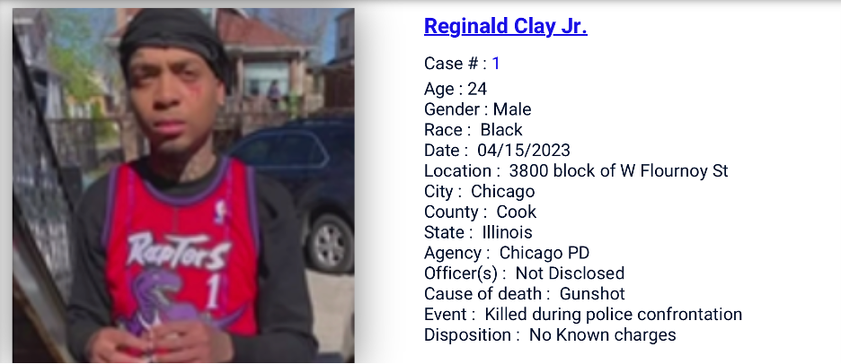 On This Day in 2023, Chicago PD killed Reginald Clay under highly ...