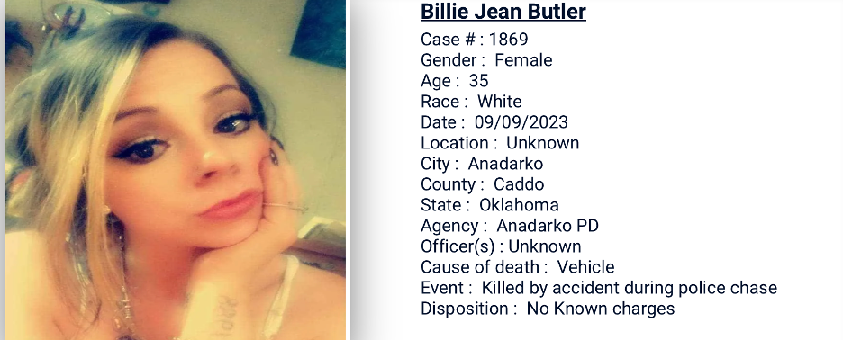 On This Day in 2023, Billie Jean Butler died in a police chase crash ...